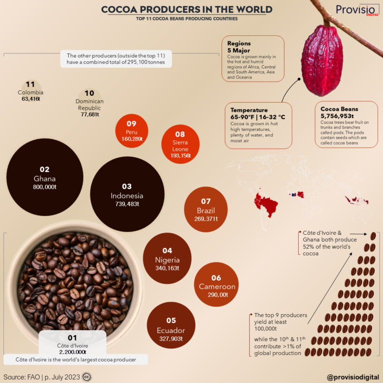 From Bean to Bar: The Leading Cocoa Producers Around the Globe ...